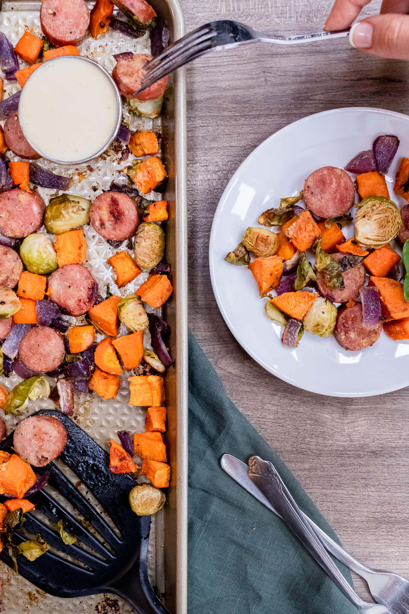Fall Harvest Sheet Pan Dinner - The Michigan Dietitian