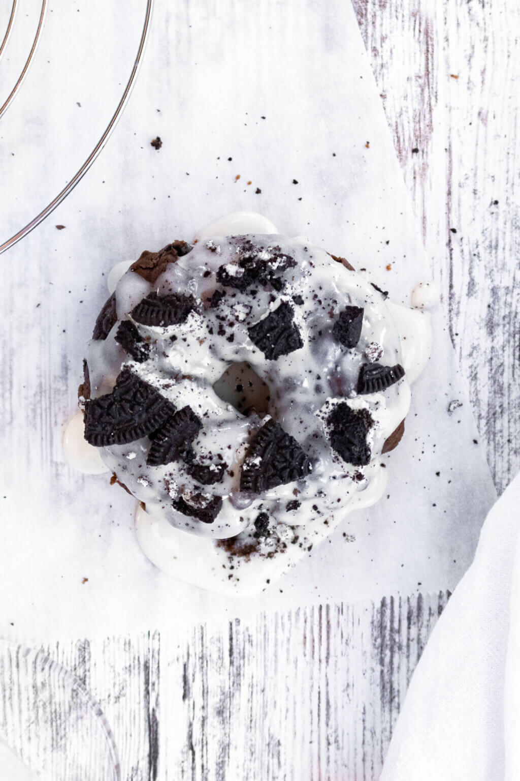 Mouthwatering and Moist Baked Oreo Donut Recipe - The Michigan Dietitian