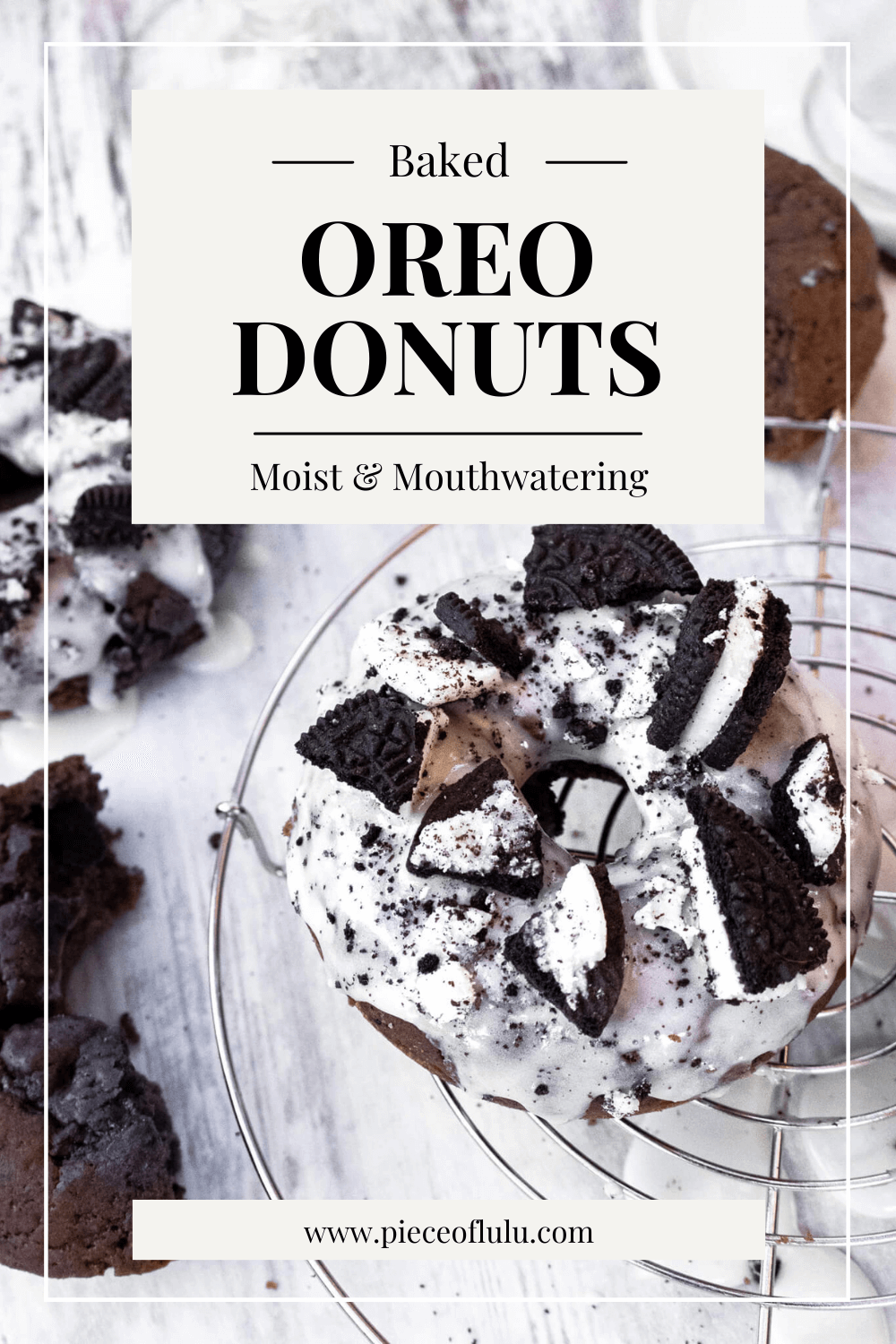 Mouthwatering and Moist Baked Oreo Donut Recipe - The Michigan Dietitian